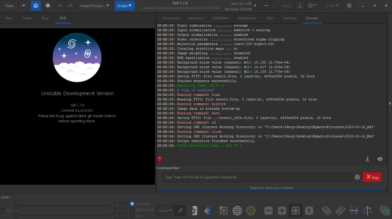 Siril software para Astrofotografia - Fotogalaxia